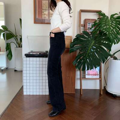 九0315韩国东大门运动牛仔裤区Vanilla-J-8751652冬款时尚新款