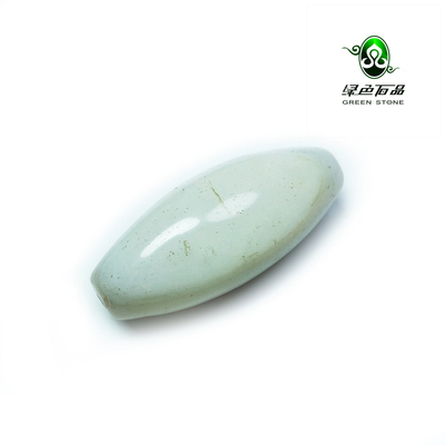 实物拍照wp436 不还价 清代大颗粒diy配珠白玛瑙勒子老珠