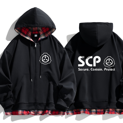 scp基金会衣服日系机动特遣队动漫周边二次元开衫外套卫衣cos痛衣