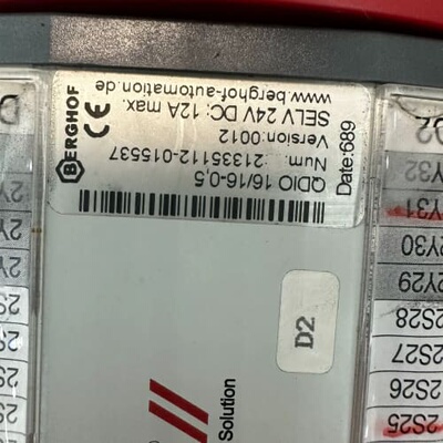 议价BERGHOF贝格霍夫模块 QDIO 16/16-0.5可维修