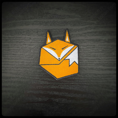 正品美国PDW狐狸士气章动物臂章