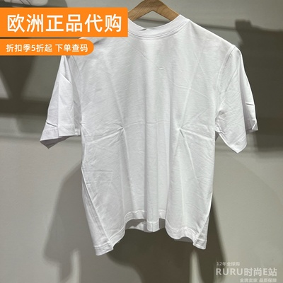 短袖百搭常规纯色棉女T恤