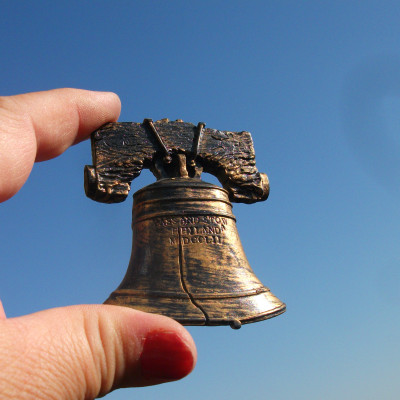 世界美国费城自由钟6件冰箱贴