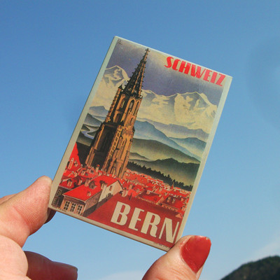 瑞士当地购买冰箱贴 BERN 多款 GRINDELWALD RHONEGLETSCHER
