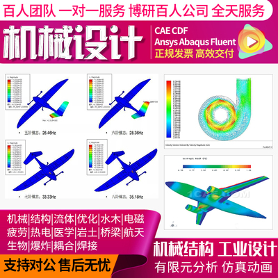 Fastran metacomp代做pointwise运输机大飞机结构网格CFD仿真分析