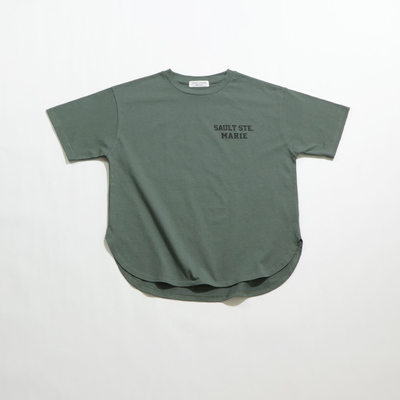 日单圆领套头短袖纯棉T恤女款