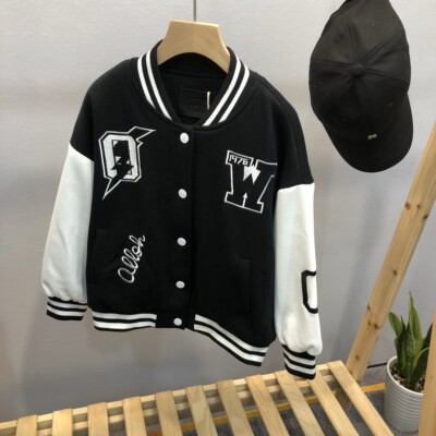 春季新款男童女童外套拼色夹克