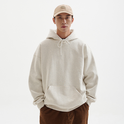 BUTTBILL日系简约连帽套头卫衣