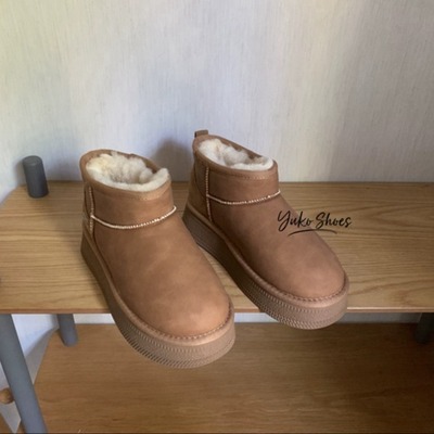 加厚保暖雪地靴厚底增高棉鞋