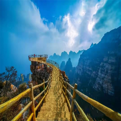 [白石山世界地质公园-大门票+祥云门往返索道]大门票+祥云门往返索道