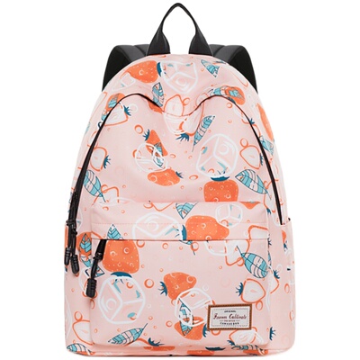 forever印花韩版校园中学生书包