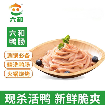 六和精品鸭肠免洗冷冻鸭内脏鸭货新鲜卤味速冻烧烤火锅食材脆嫩弹