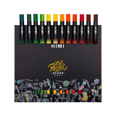 米娅himi油画棒油性儿童涂鸦环保