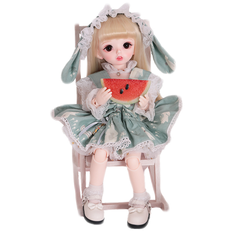BJD娃娃 6分 Carol卡肉正版 SD娃娃可选衣服假发鞋子动漫娃娃_虎窝淘