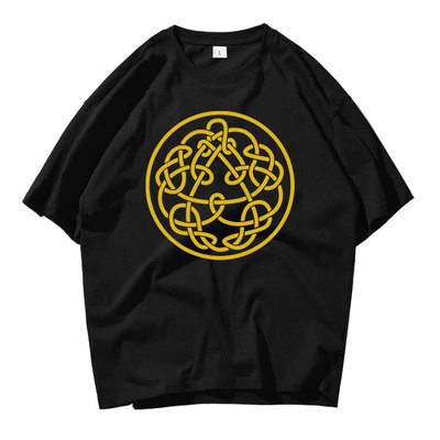 king五分袖克里姆国王落肩款t恤