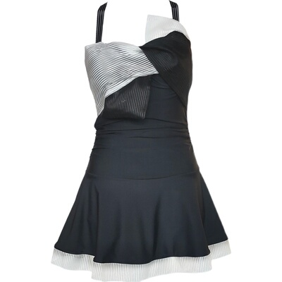 苏拉娜公主连体泳衣女蝴蝶结学生