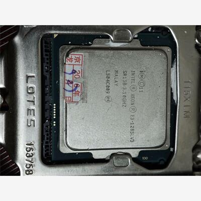 E3 1285LV3拆机至强1150针脚4核8线程处理器，低