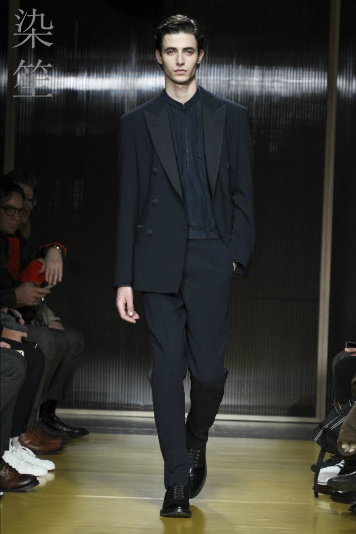 撞色戗驳领男士羊毛西服正装西装商务偏礼服西装量身定做羊毛面料