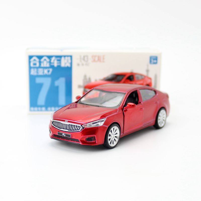 彩珀1:43合金汽车模型起亚K7凯尊仿真收藏儿童玩具回力两开门