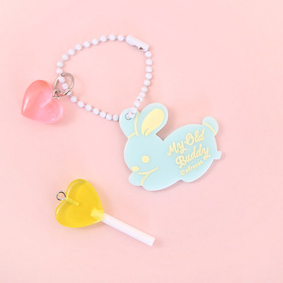 韩国afrocat甜美卡通ins挂饰挂链