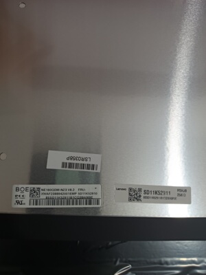 ThinkVision 16 2026款16寸屏幕NE160QDM-NZ3 V8.2   SD11K52911