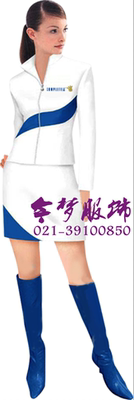 促销服定制秋季短袖套装啤酒饮料