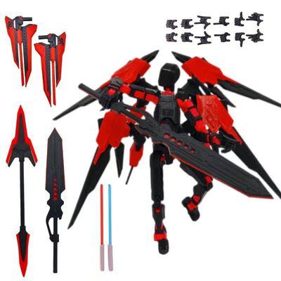 成品免拼装dummy13末日机甲战士3d打印关节可动人偶手办创意摆件