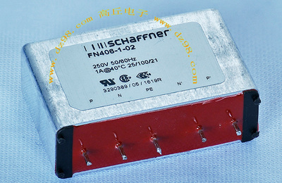 夏弗纳 SCHAFFNER FN406-1-02 250V 1A 电源滤波器  AC