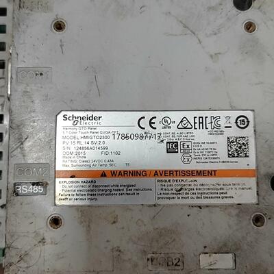 议价询价施耐德触摸屏，HMIGTO2300，成色不好，后面壳破议价询价