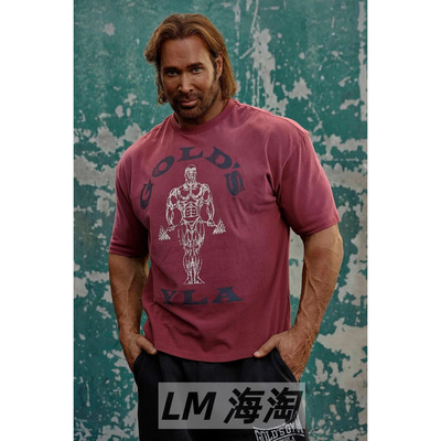 正品代购YOUNGLA Gold's Iron Legacy Icon Tees运动短袖宽松T恤