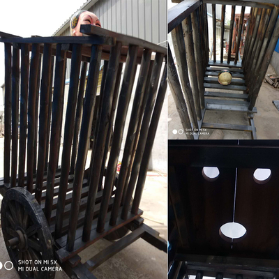 影视道具枷锁全木质道具钧州