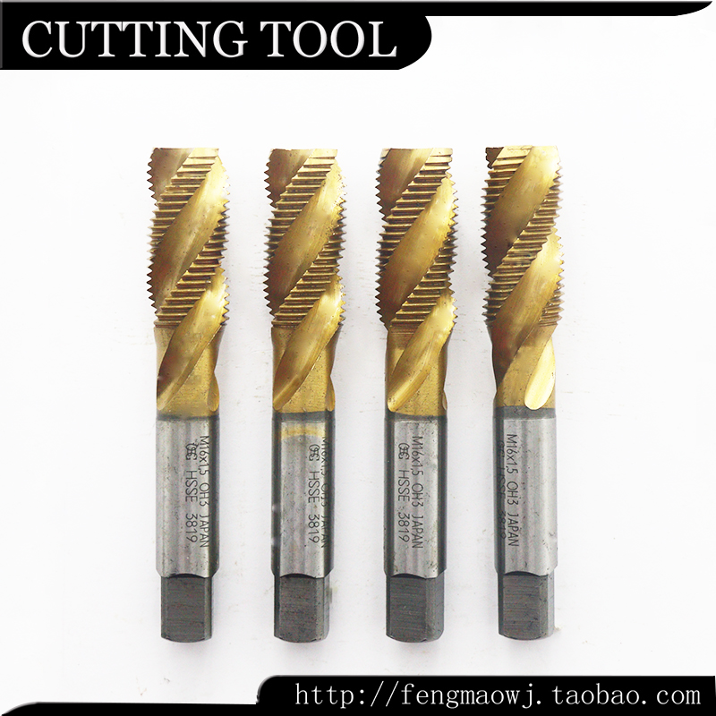 进口二手日本OSG HSSE OH3 M16*1.5镀钛螺旋丝攻丝锥用于盲孔现货_虎窝淘