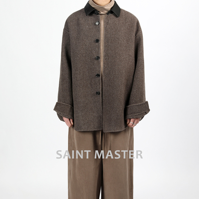 SAINTMASTER羊毛混纺开衫