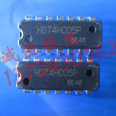 74HC05  HD74HC05P  DIP直插  dip14 进口数字电路