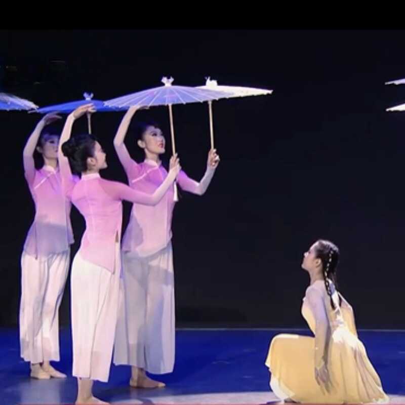 新款古典舞演出服女花神同款舞蹈服中国风古装表演服飘逸大摆裙