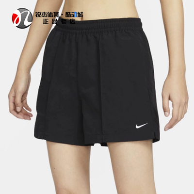 耐克Nike女刺绣小勾透气短裤热裤
