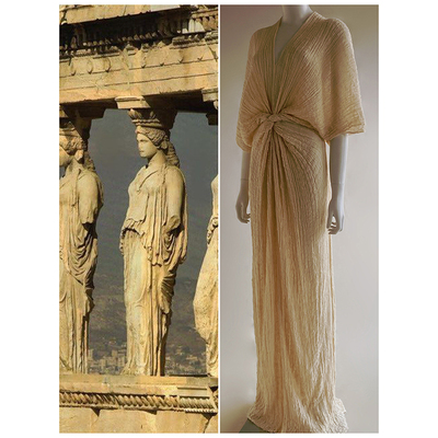 cicidream肌理棉长袍连衣裙