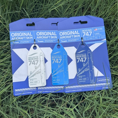 荷兰皇家航空KLM钥匙扣飞机蒙皮