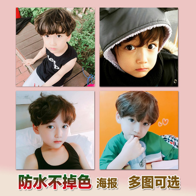 韩国小男孩墙贴海报