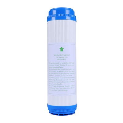 UDF活性炭滤芯10寸平头口前置椰壳颗粒碳家用净水器通用滤芯配件