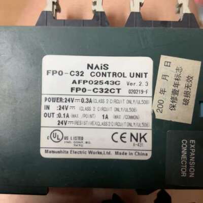 议价NAISPLC模块控制单FP0-C321只，拆机