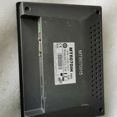 议价威纶触摸屏MT8070iH5wv照片实物，带网口，通电显示见