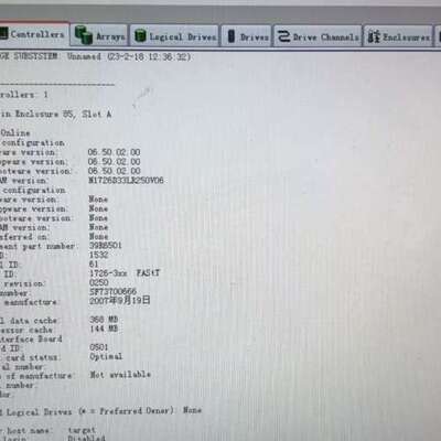 议价44W2170 39R6501 DS3300控制器 39R6