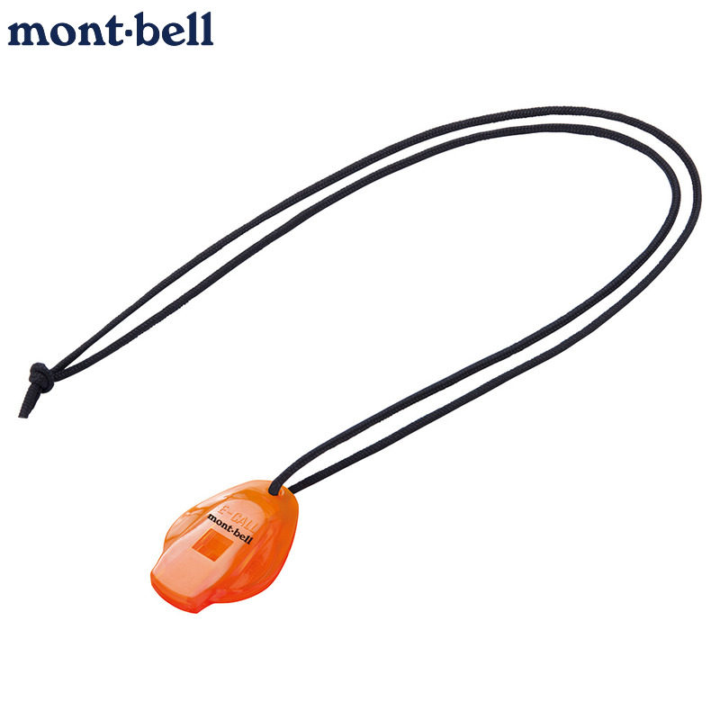 现货日本montbell口哨急救紧急呼叫哨子户外挂绳小孩儿童应急求生
