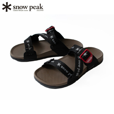 日本SnowPeak雪峰户外轻薄拖鞋