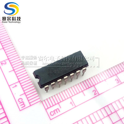 进口 TC4584BP DIP-14 原装 逻辑六反相施密特触发器 TC4584芯片