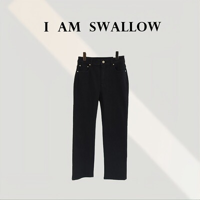 【A/M Swallow】银丝小脚休闲裤W-1265#152