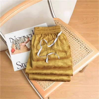 溪茹妤女装高腰阔腿裤微喇型宽松休闲裤新款直筒跨境长裤舒适休闲