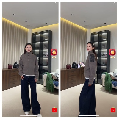 【小雪心选】巴家定制重磅羊绒上衣245115678