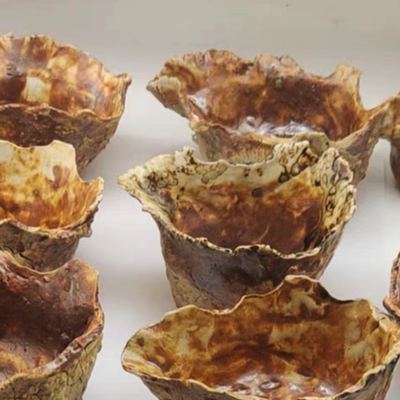 南蛮烧柴烧分茶器公道杯  画家彭愚作品大同小异发同款询单拍